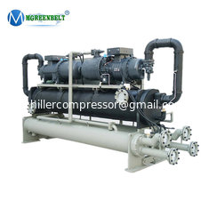 China Plastic Industry 200 Tons Industrial Dual Compressor Water Cooled Screw Chiller for Injection Machine supplier