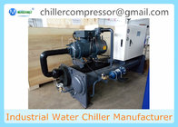 50 TR Water Cooled Industrial Screw Water Chiller With Hanbell/Bitzer/RefComp Screw Compressor